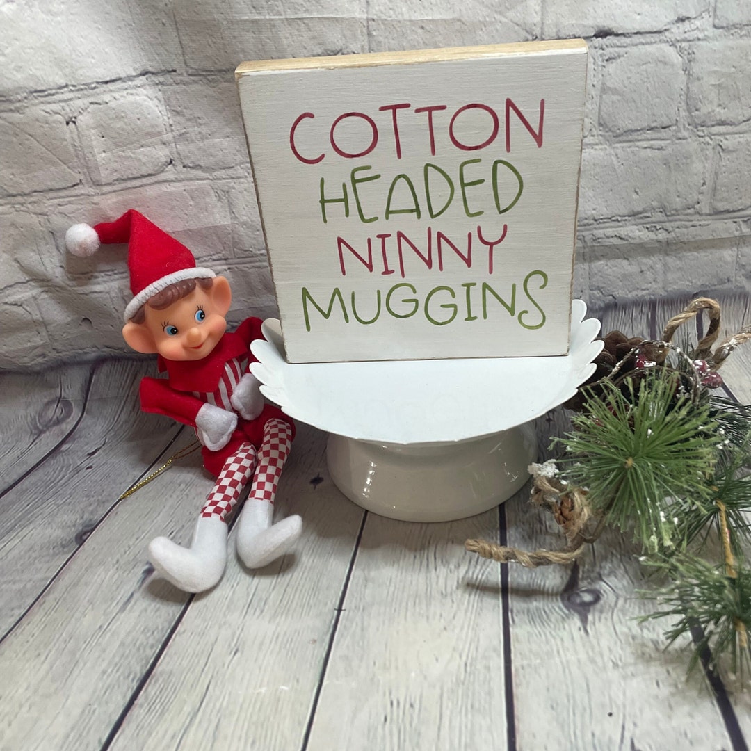 Buddy the Elf Sign, Tiered Tray, Shelf Sitter Block, Home Decor, Mini ...