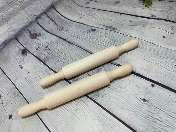Rolling pins wood 7 DIY projects craft supply tiered | Etsy