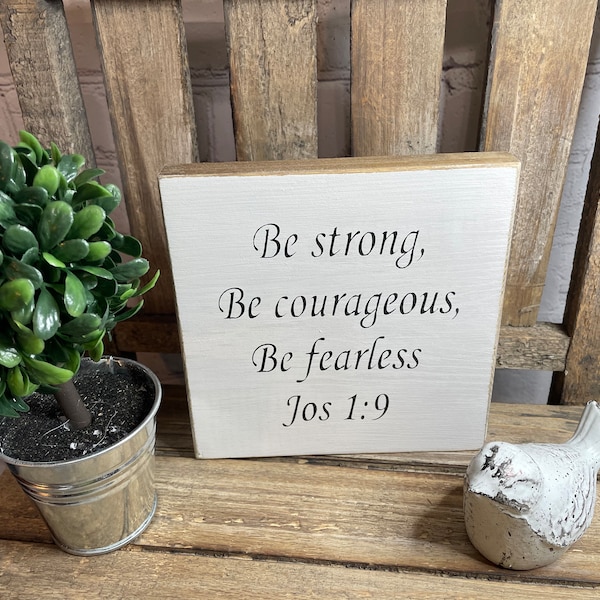 Wooden Bible Verse Sign - Etsy