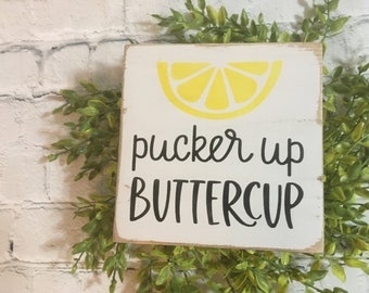 Pucker up Sign - Etsy