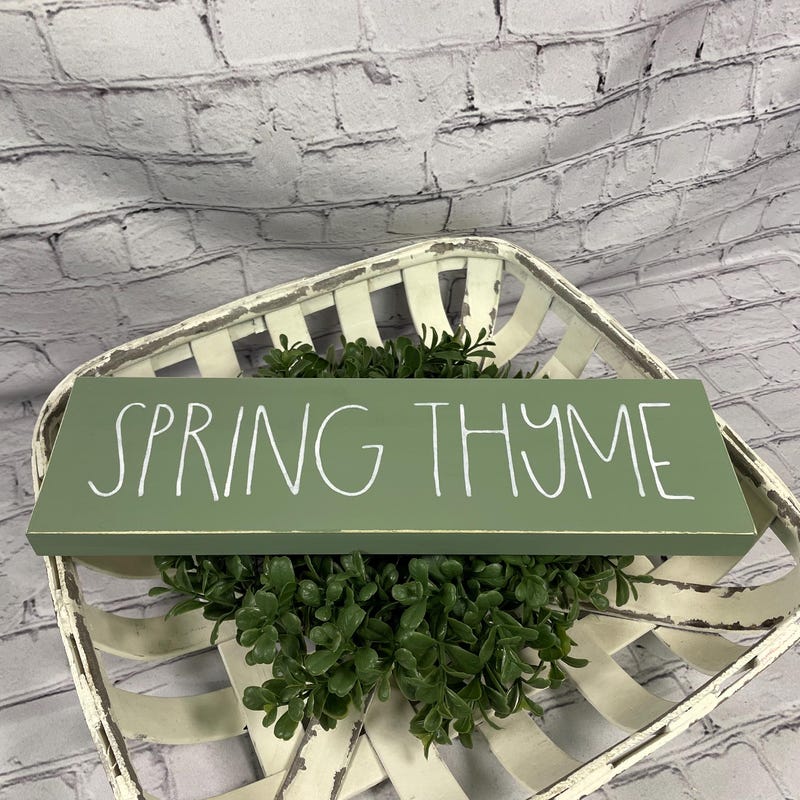 Thyme Sign - Etsy