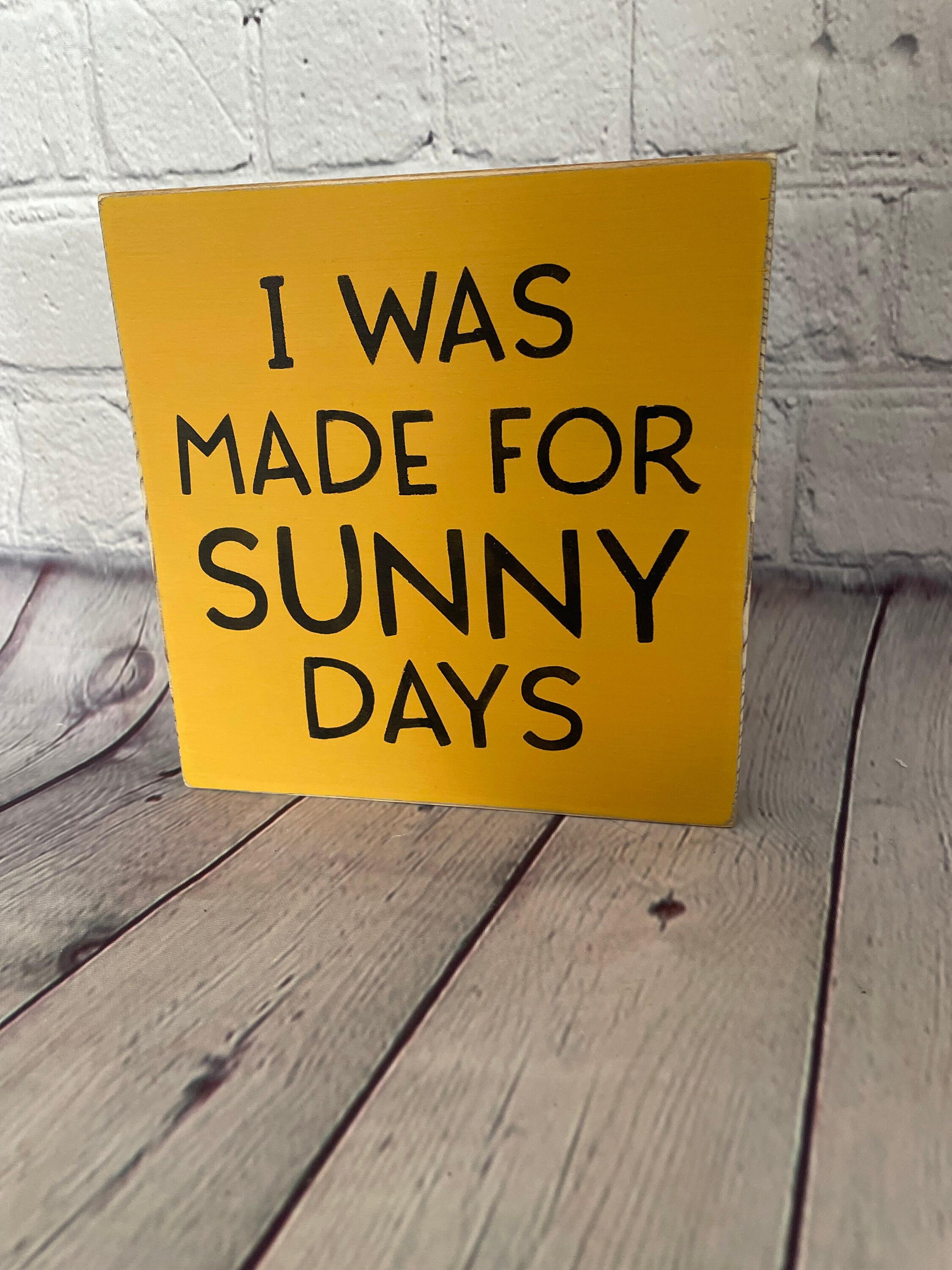 Tiered Tray, Shelf Sitter Block, Wood Sign, Home Decor, Sunny Days Wood ...