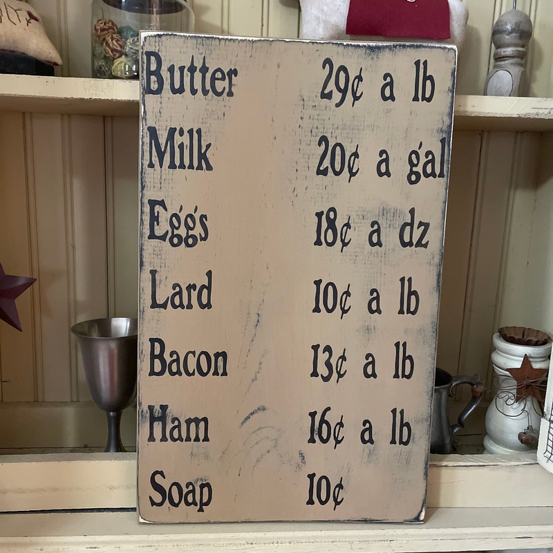 Primitive Kitchen Decor - Etsy