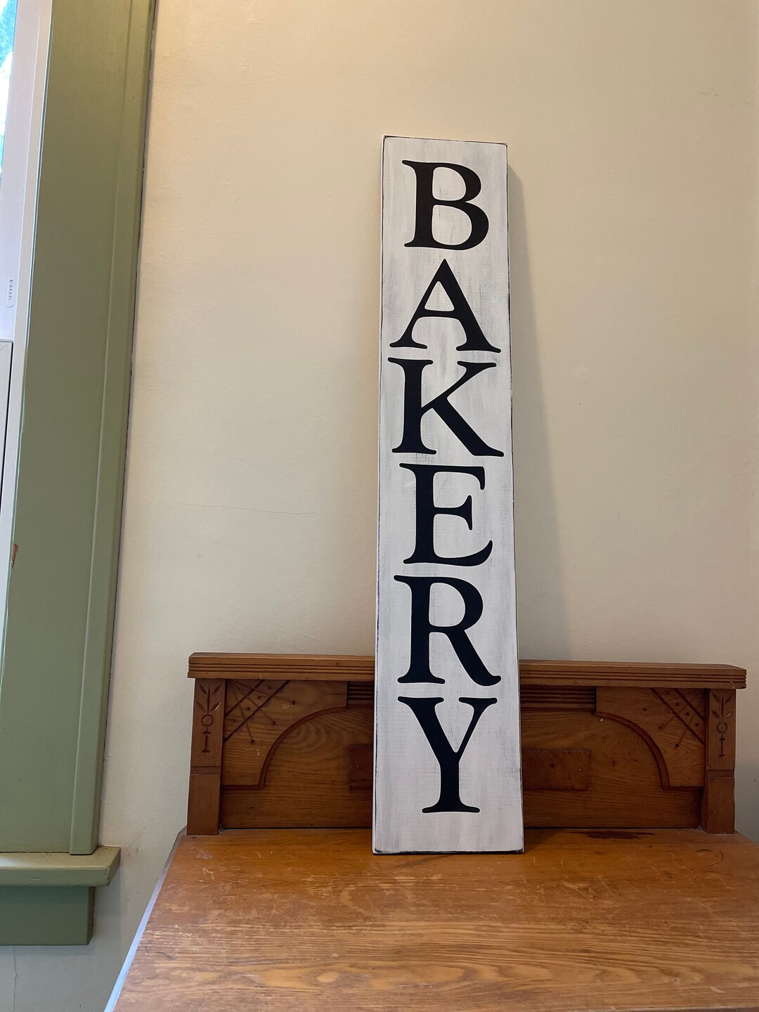 Bakery Sign, Bakery Wood Sign, Vertical, Gallery Wall, Farmhouse Style ...
