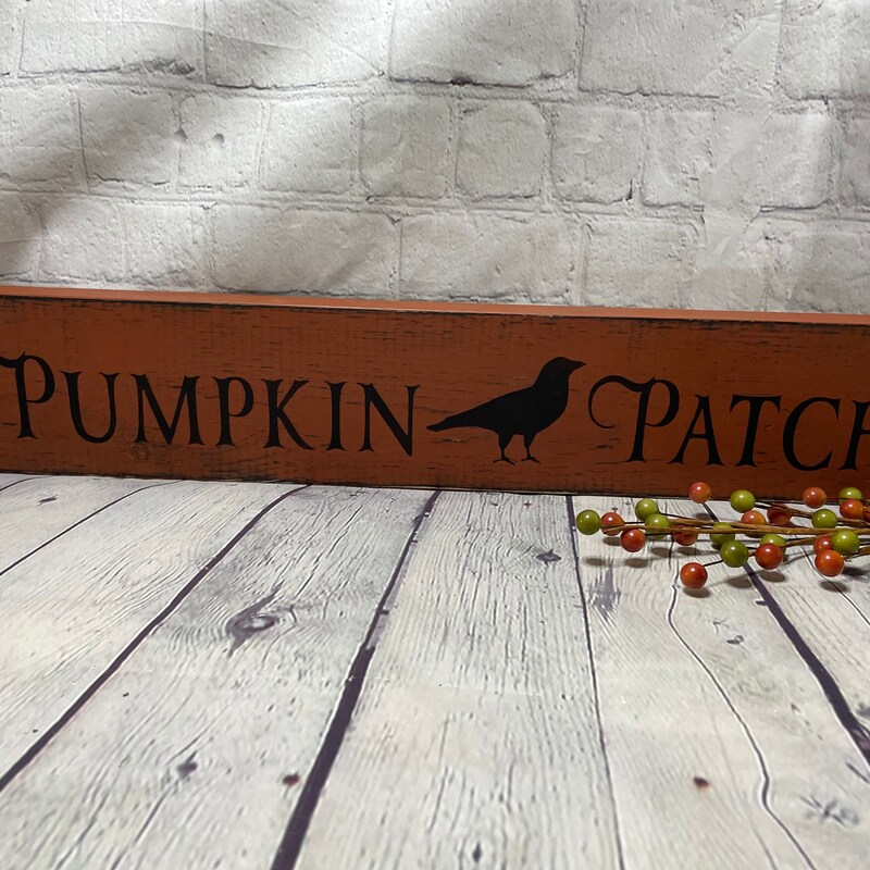 Wood Pumpkin Sign - Etsy