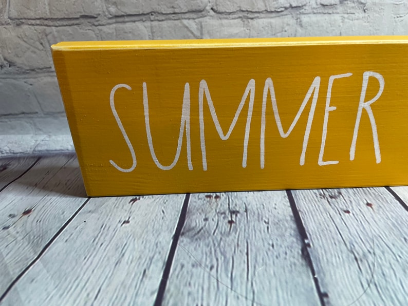 Summer Vibes Wood Sign, Summer Theme Wood Sign, Tiered Tray Decor ...