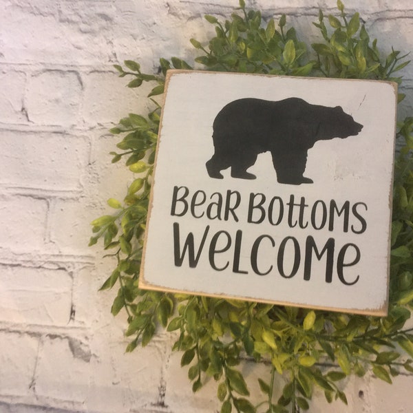 Bear Bottoms Welcome - Etsy