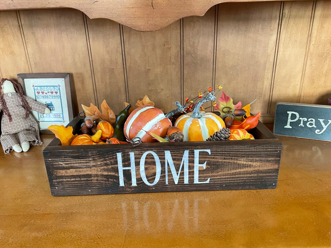 Farmhouse Box, Centerpiece Box, Rustic Decor, Wood Boxes, Mason Jar Box ...