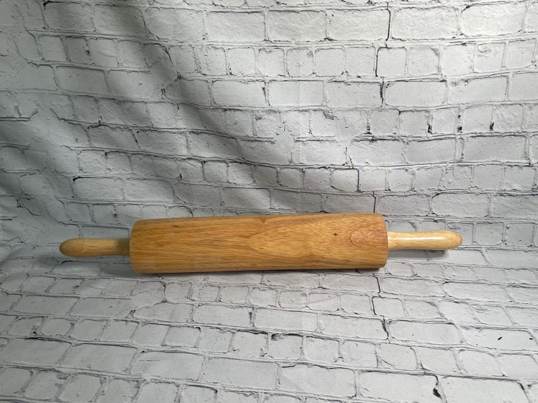 Vintage Large Rolling Pin, Heavy Maple, Farmhouse Decor, Primitives ...
