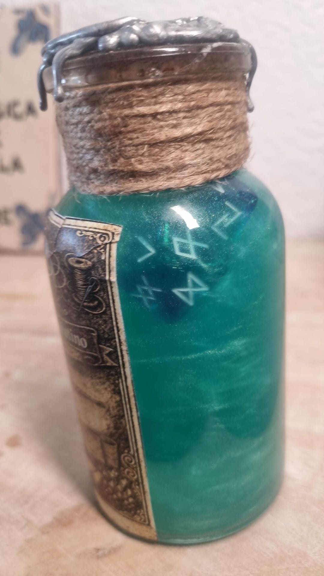Rune Oracle Potion – Elder Futhark Rune Dice in Moving Liquid – Norse ...