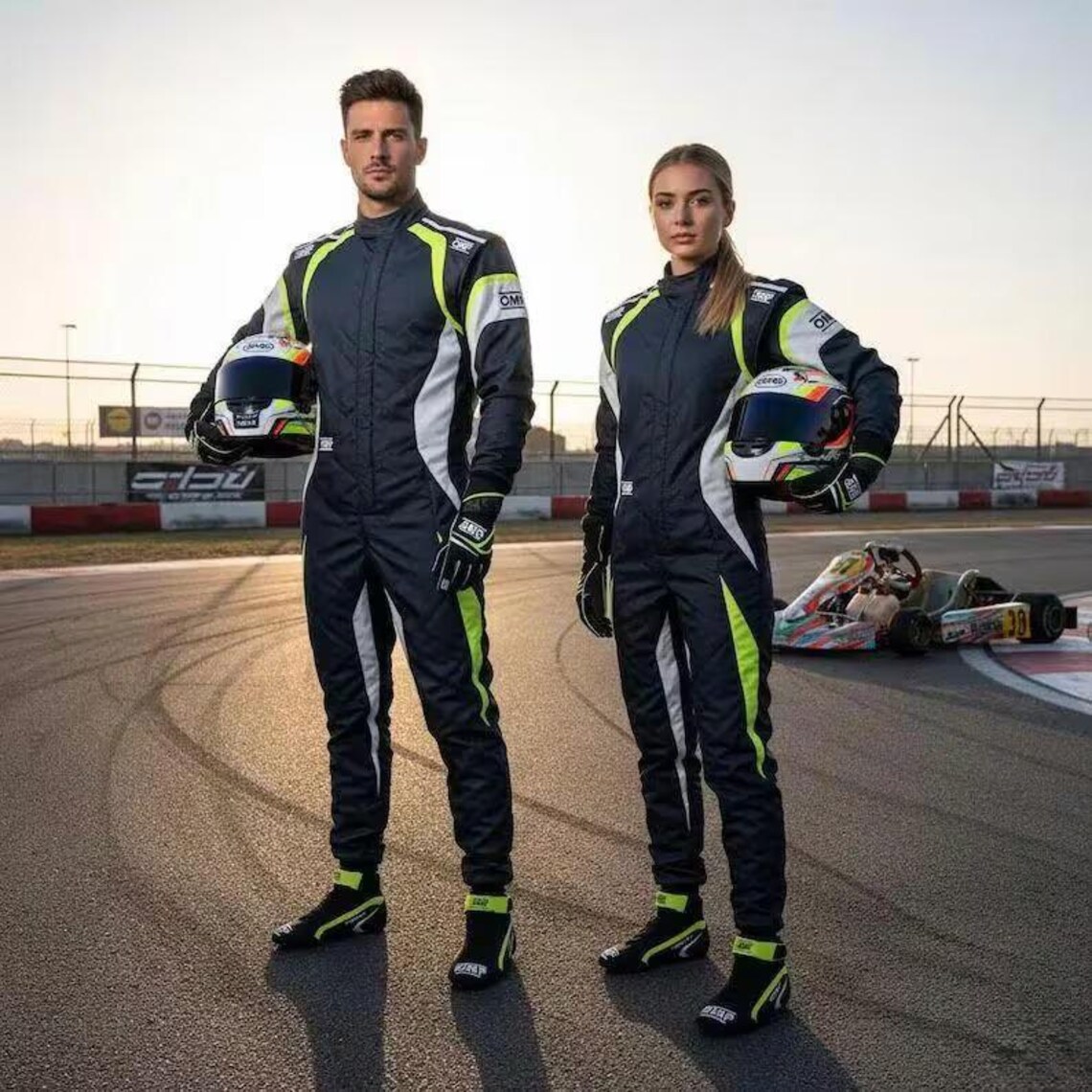 CIK FIA Approved Go Kart Racing Suit, Gloves & Shoes | Sublimation ...