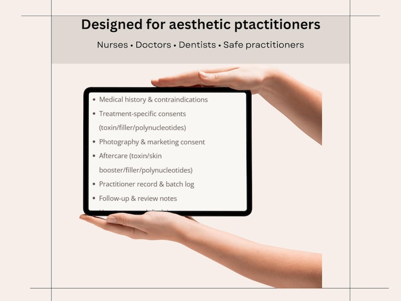 Editable Aesthetic Consultation & Consent Forms | Canva Template for ...