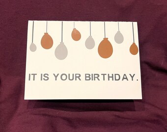 It is Your Birthday the Office - Etsy