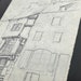 Vintage French Graphite Drawing, Vintage French Art - Etsy