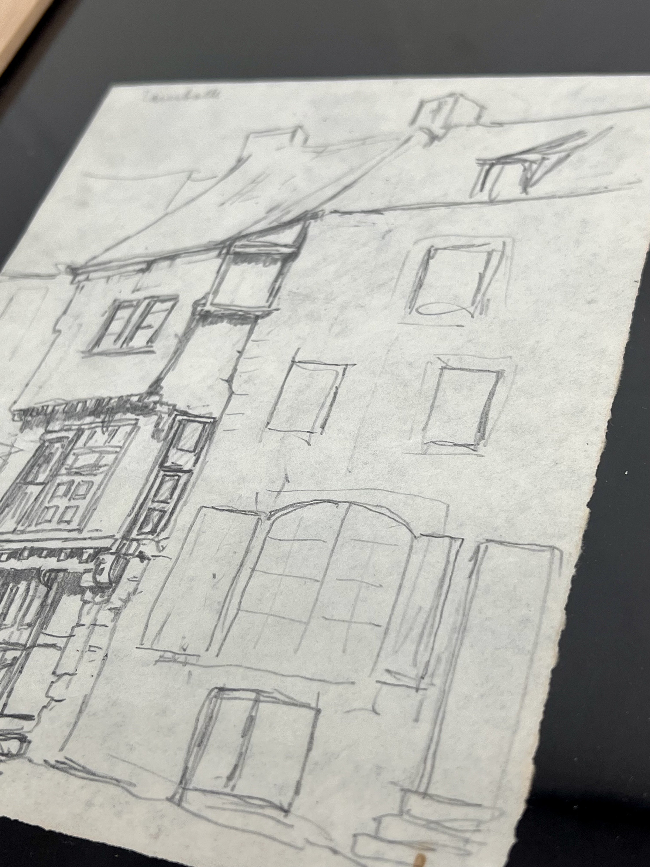 Vintage French Graphite Drawing, Vintage French Art - Etsy