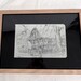Vintage French Graphite Drawing, Vintage French Art - Etsy