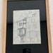 Vintage French Graphite Drawing, Vintage French Art - Etsy