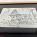 Vintage French Graphite Drawing, Vintage French Art - Etsy