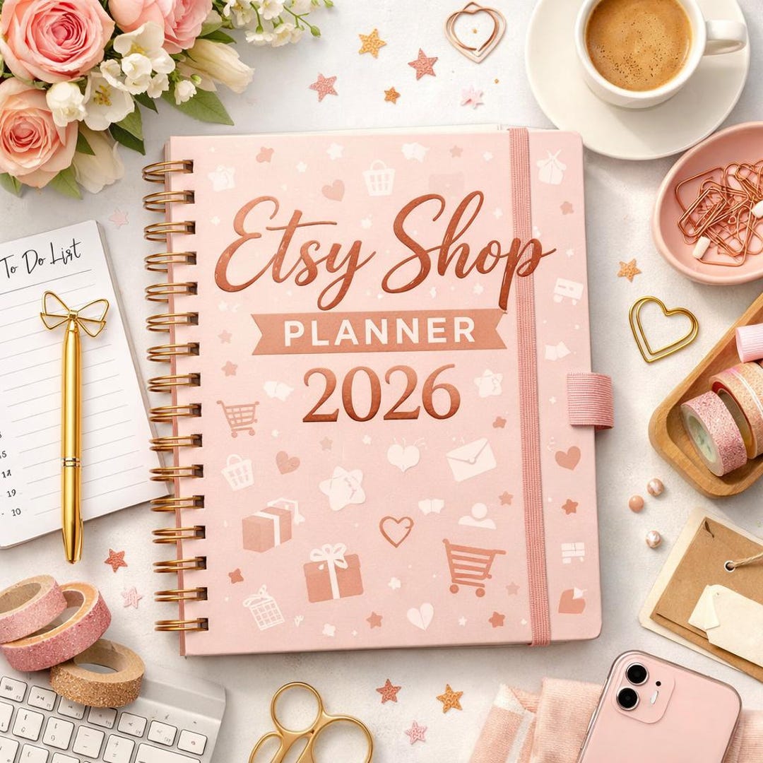 Etsy Shop Planner 2026 Ultimate Digital Printable | SEO Product Tag ...
