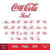 Cola Alphabet Characters Svg, Coca-cola Font Svg, Coca Cola Letters Svg ...