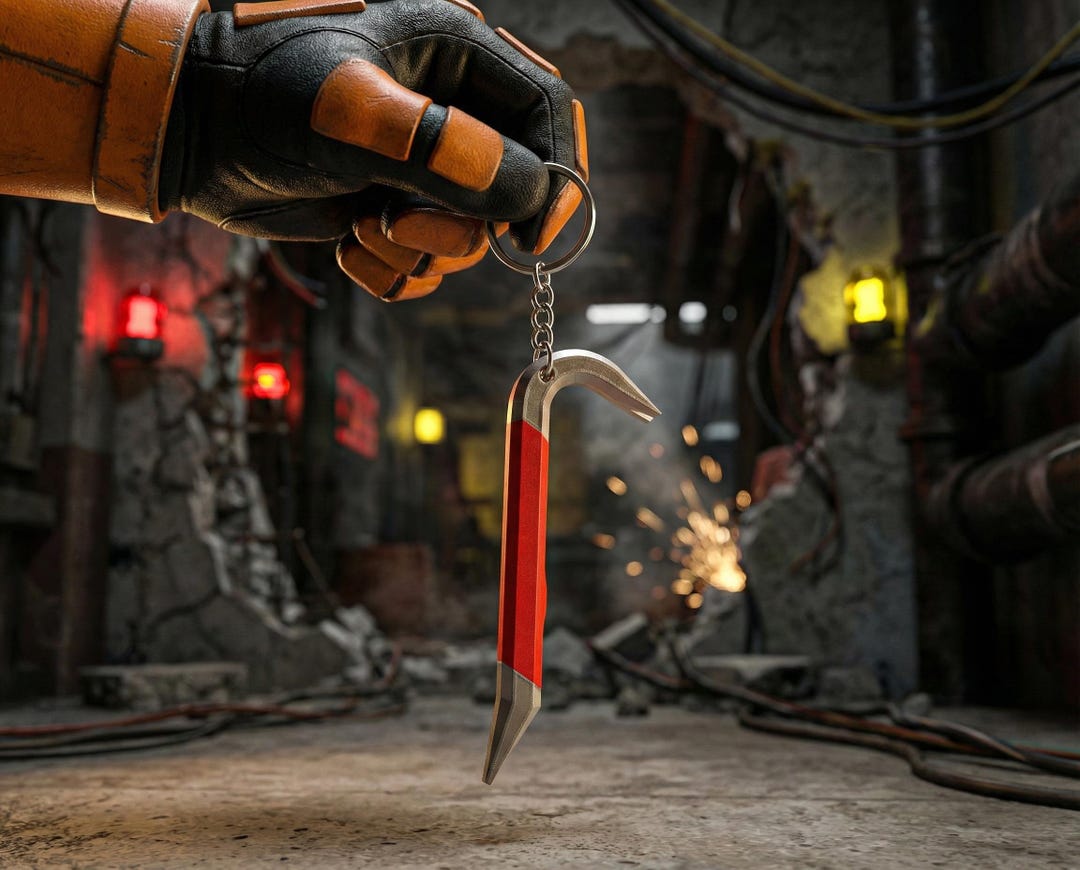 Half Life Crowbar Keychain | Gordon Freeman Weapon | Valve PC Gamer ...