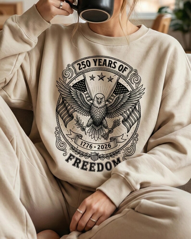 250th Anniversary USA Eagle SVG PNG, 1776-2026 American Flag ...