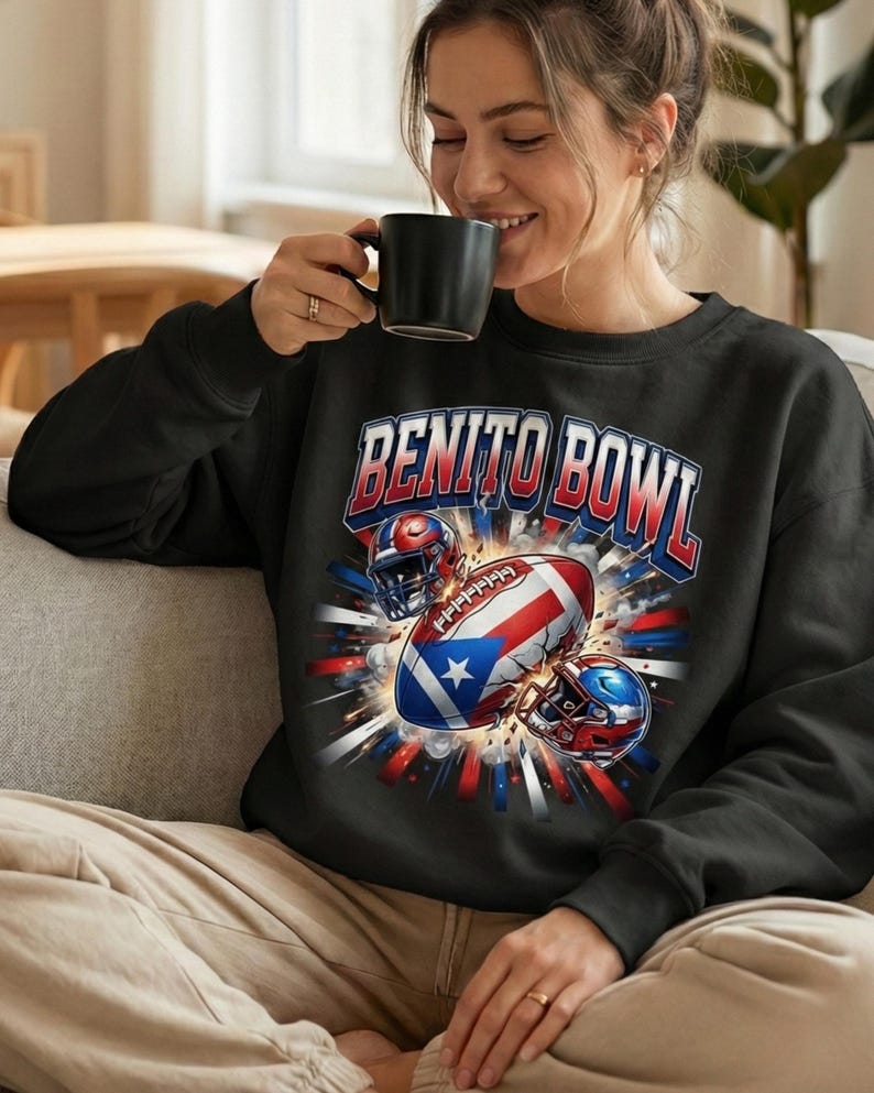 Benito Bowl PNG, Puerto Rico Football Logo, Boricua Sports Sublimation ...