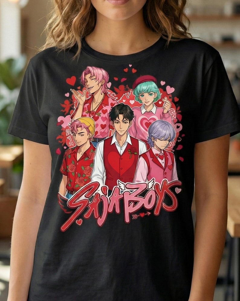 Saja Boys Valentine PNG Bundle, Kpop Demon Hunter Boy Group, Soda ...