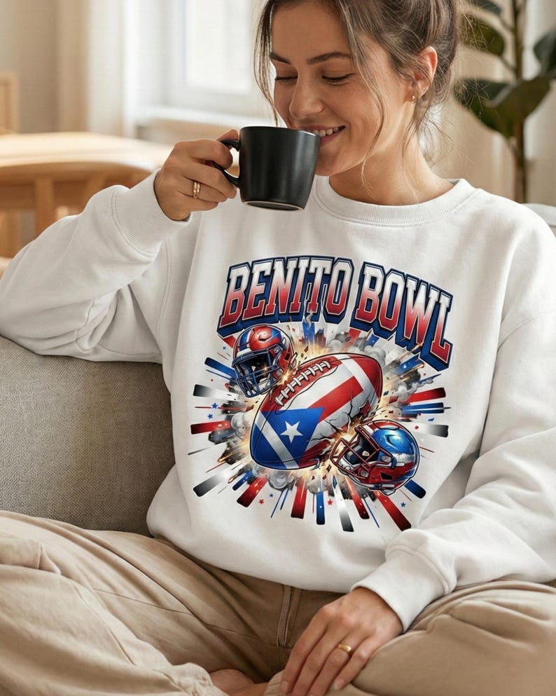 Benito Bowl PNG, Puerto Rico Football Logo, Boricua Sports Sublimation ...