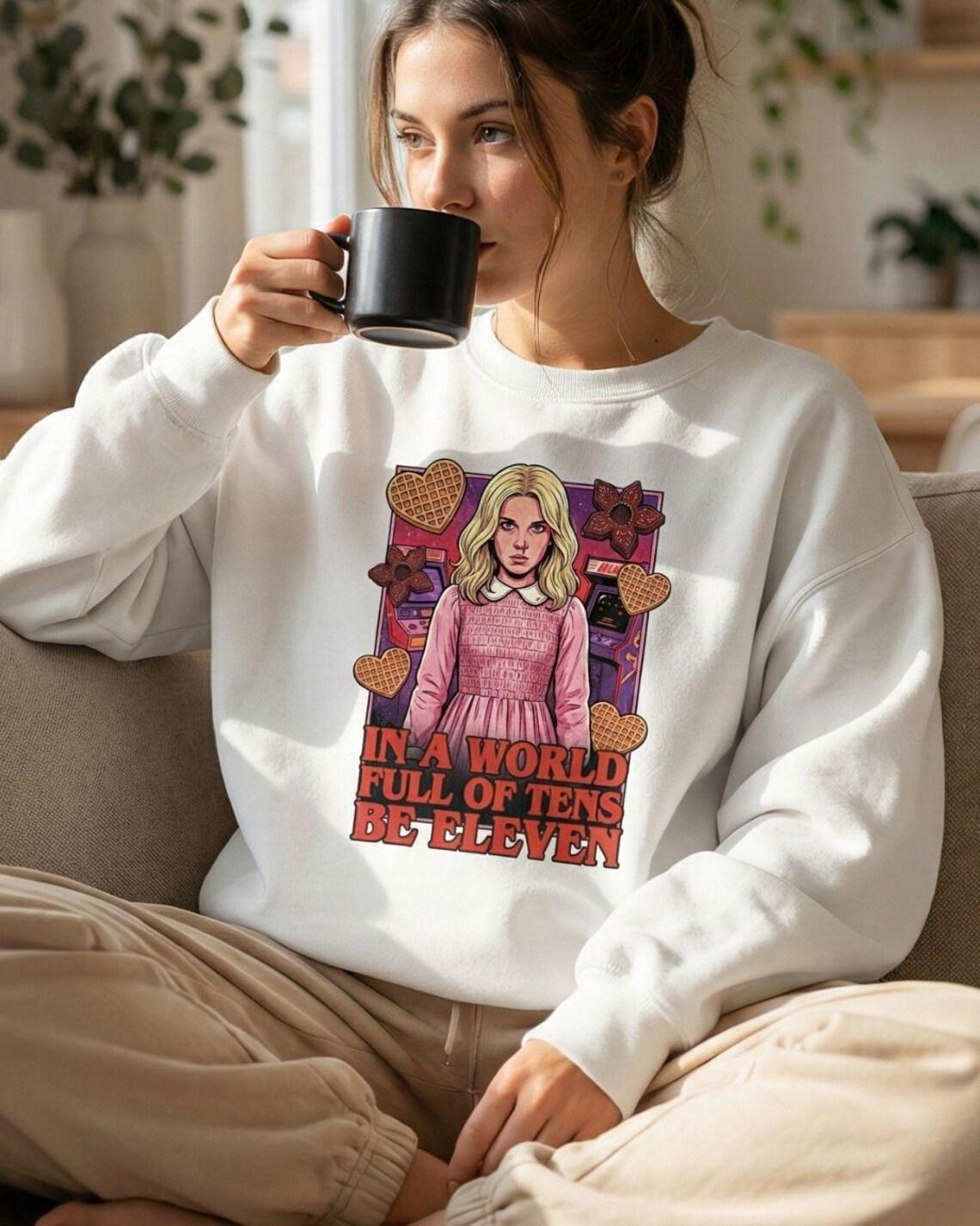 In A World Full of Tens Be an Eleven PNG, Stranger Valentine Shirt ...