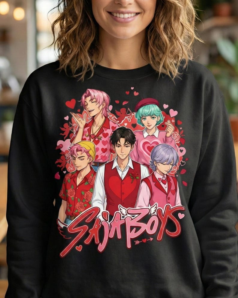 Saja Boys Valentine PNG Bundle, Kpop Demon Hunter Boy Group, Soda ...