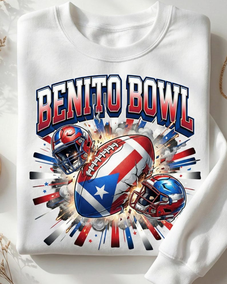 Benito Bowl PNG, Puerto Rico Football Logo, Boricua Sports Sublimation ...