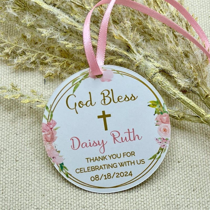 Baptism Tag - Etsy
