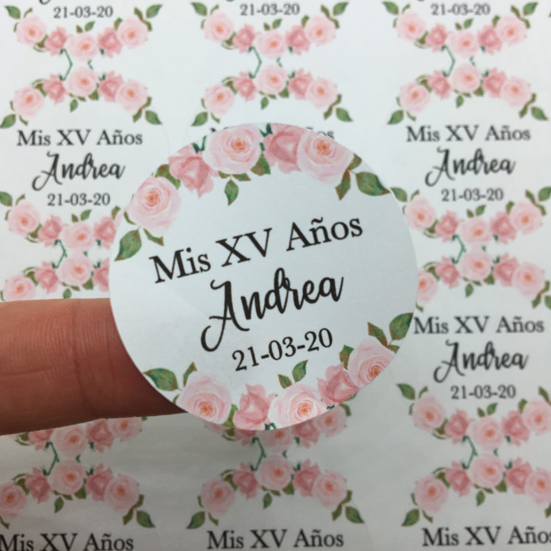 Custom Quinceanera Stickers - Etsy
