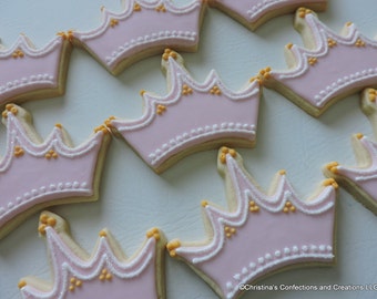 Crown cookies | Etsy