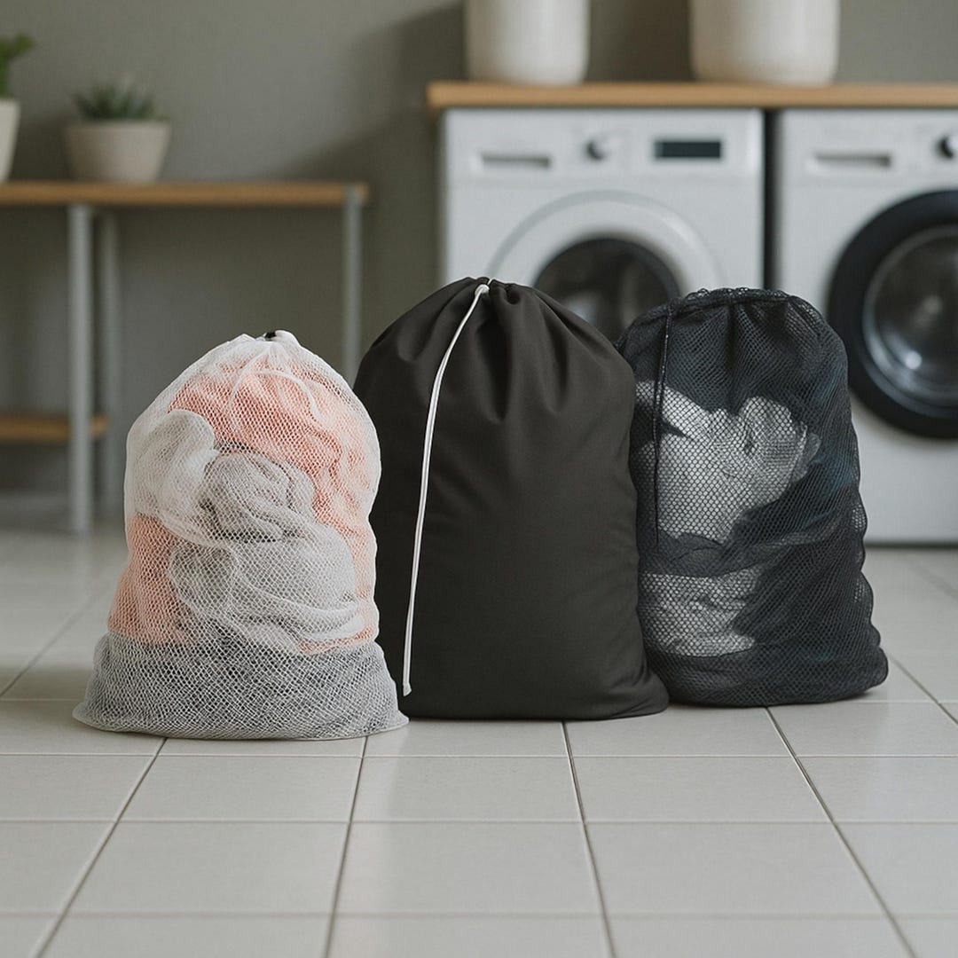 Oversized Mesh Laundry Bag – Durable Washable Clothes Sack With ...
