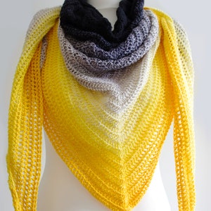 Easy Crochet Shawl Pattern – Sun Storm Design (PDF Pattern) - Etsy