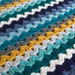 Crochet Blanket Pattern - Ric Rac Blanket - Crochet Afghan Pattern PDF ...
