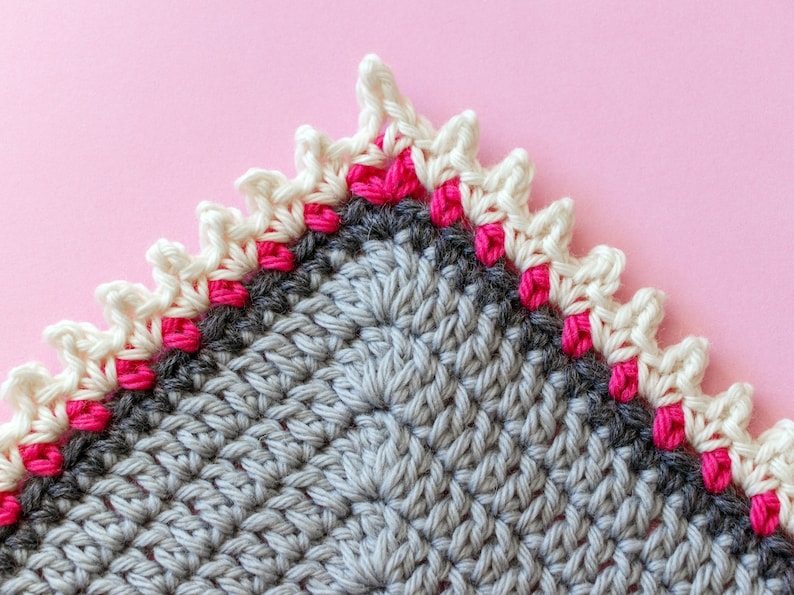 Crochet Picot Edging Pattern - Easy Blanket Border (PDF Pattern) - Etsy