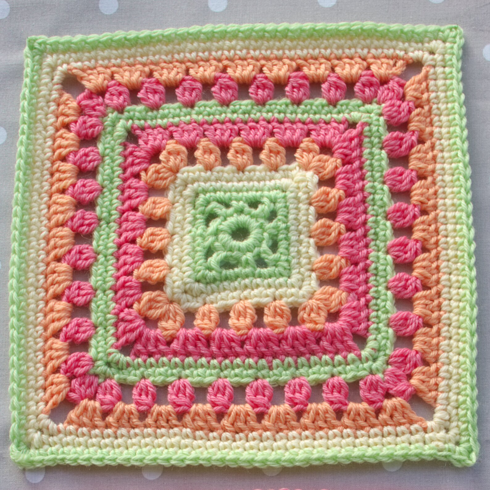 Crochet Pattern - A Fresh Start Crochet Square - PDF - Etsy