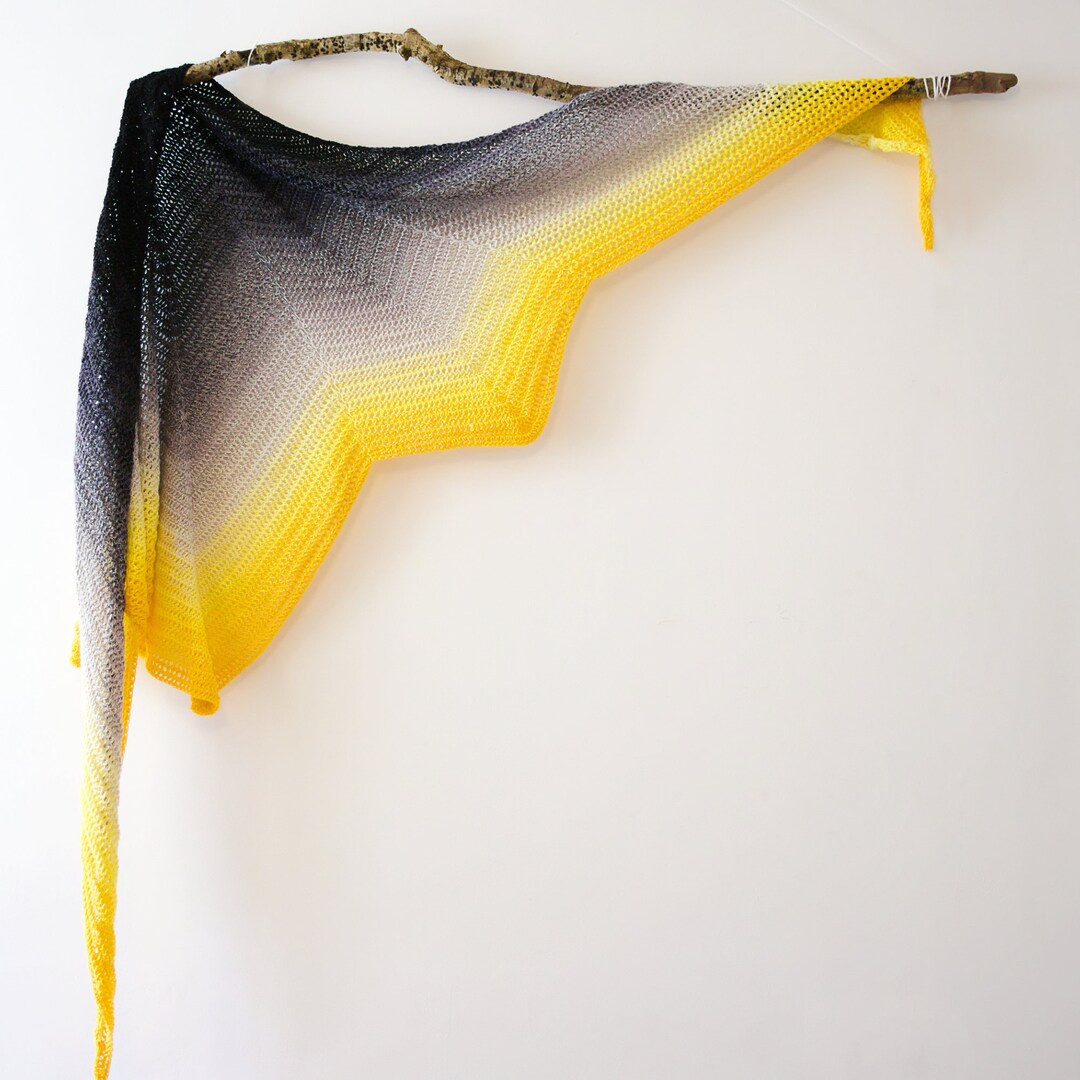 Easy Crochet Shawl Pattern – Sun Storm Design (PDF Pattern) - Etsy