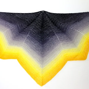 Easy Crochet Shawl Pattern – Sun Storm Design (PDF Pattern) - Etsy