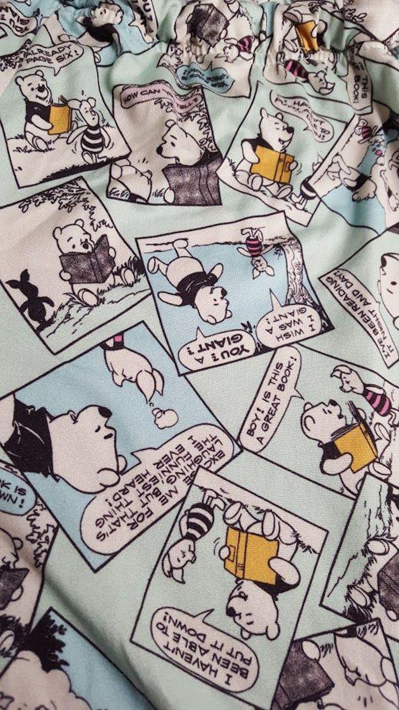 Vintage Pooh Pajama Pants Comic Book Print Women's Medium to Large ...