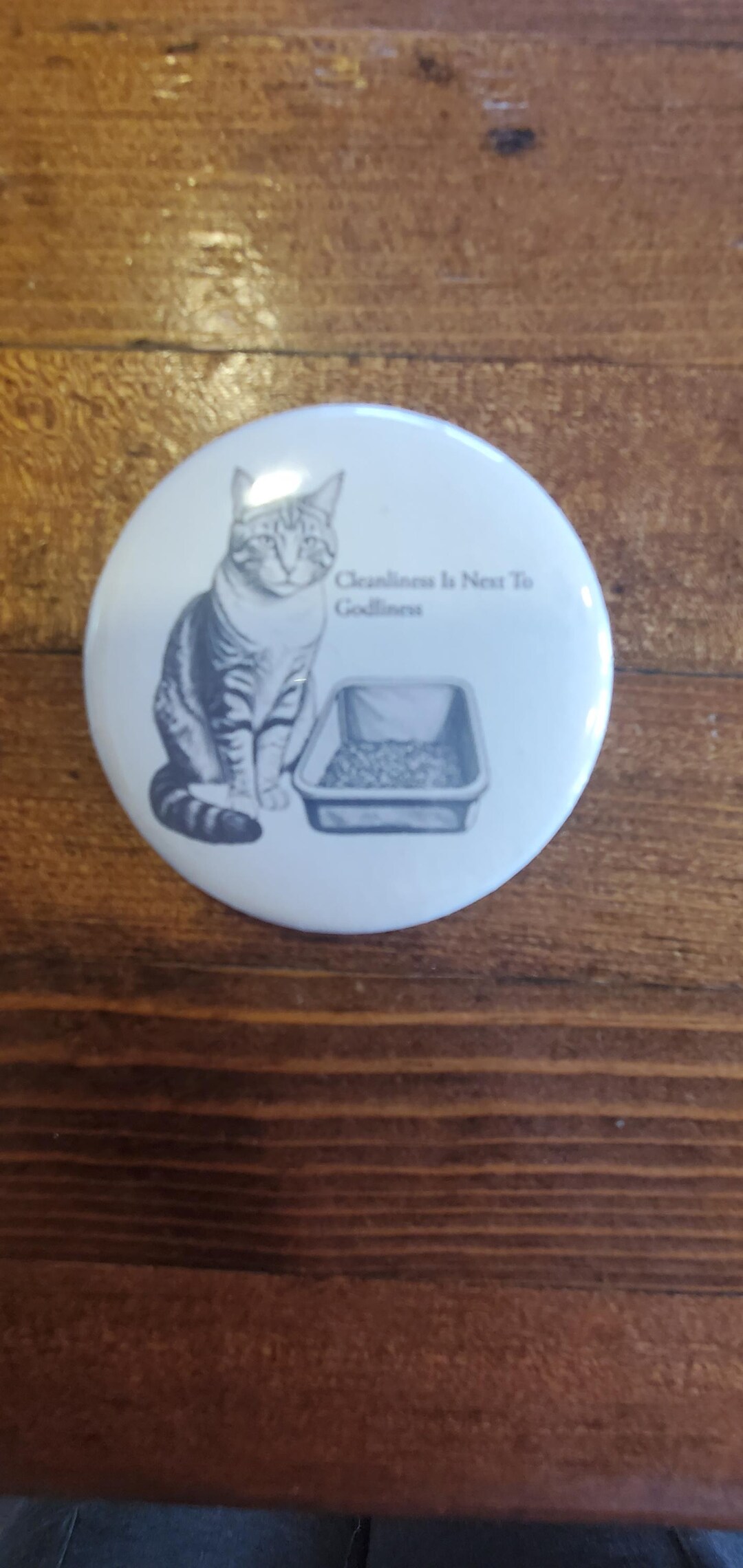 Cat Refrigerator Magnet. Litter Box Humor. - Etsy