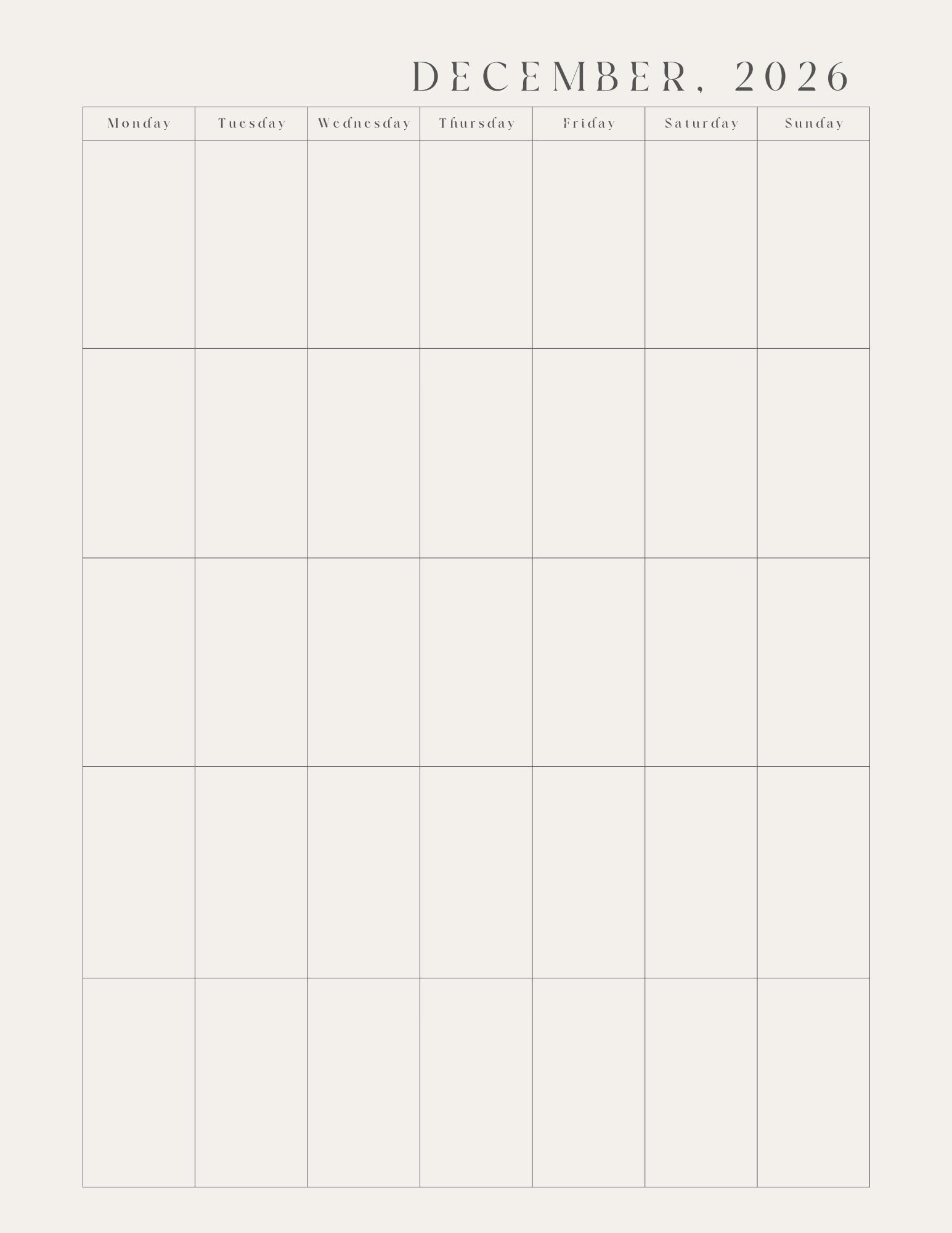 2026 Daily Planner | Digital Download | Printable Daily Organizer ...