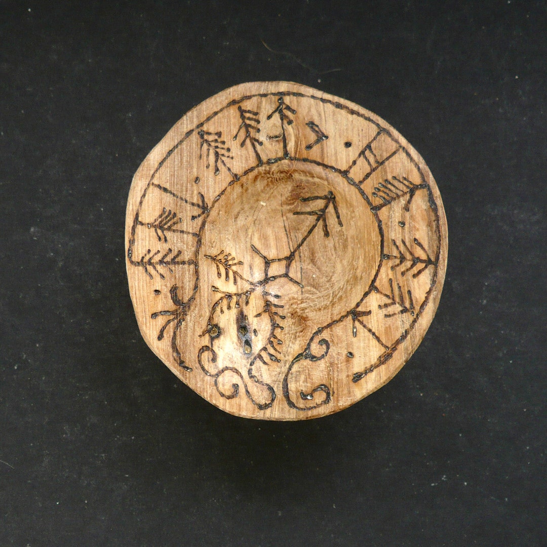 Elm Spirit Spell Bowl 'sky-ladder' - Etsy UK