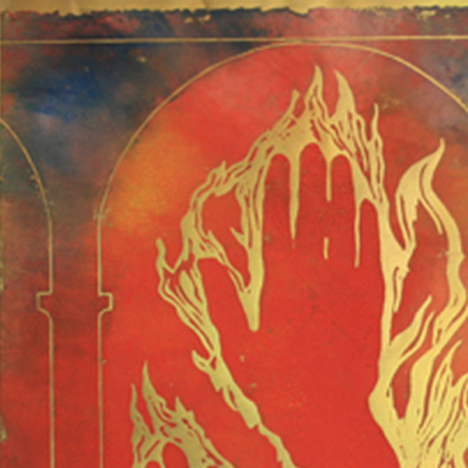 Seven Days: First Flame. Large Woodblock Print Unique Colour | Etsy