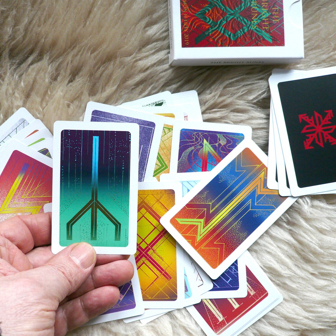 NEW 'the Bright Runes'. 33 Rune Card Set - Etsy