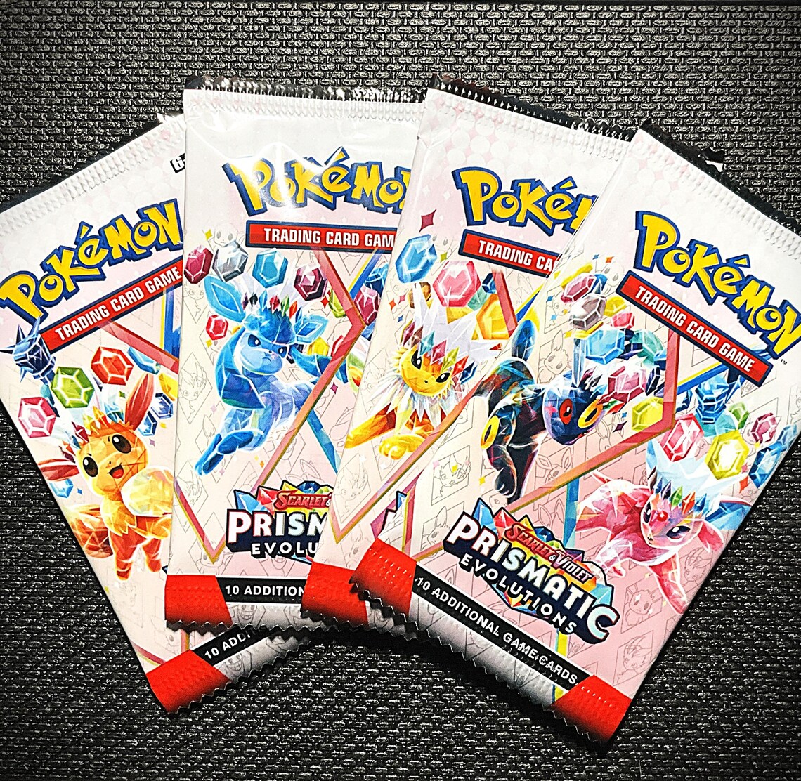 Pokémon Booster Packs Set of 4 | Custom Collectible | Modern Style ...