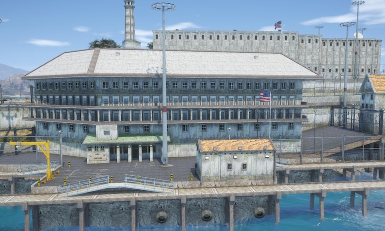 Mega Leuchtturm Knast MLO | FiveM RP Prison Map ...